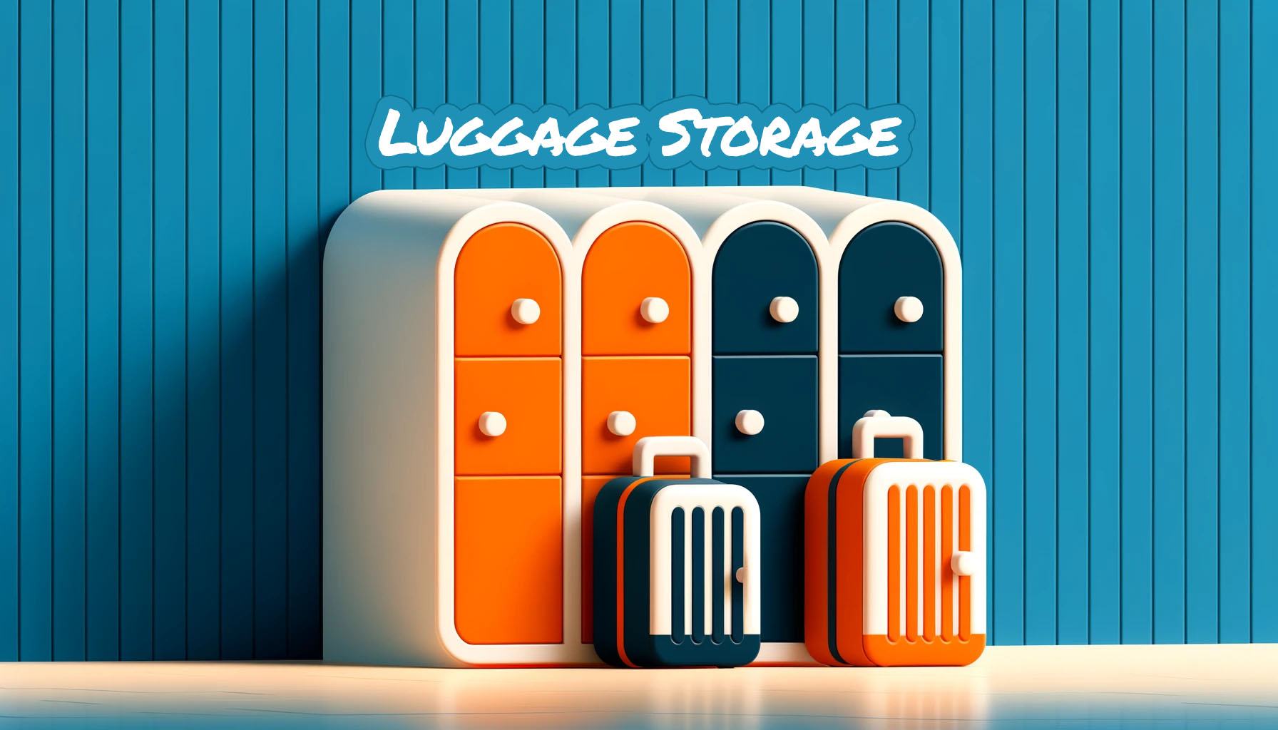 Luggage Storage at Amsterdam Central Station - Zach + Alison